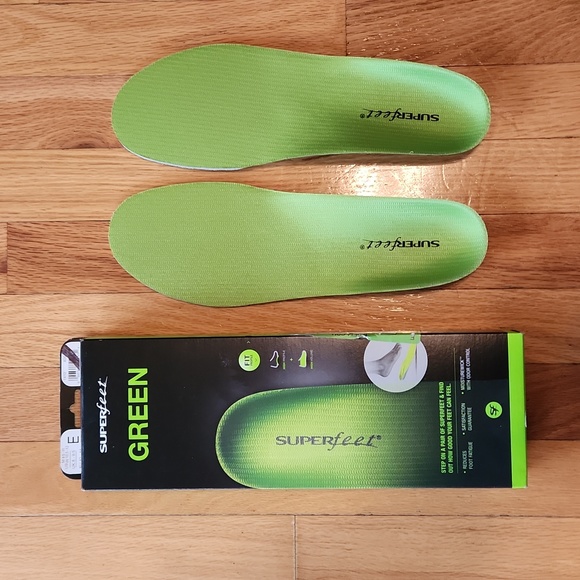 Superfeet | Other | Superfeet Support High Arch Insoles Green Trimtofit ...